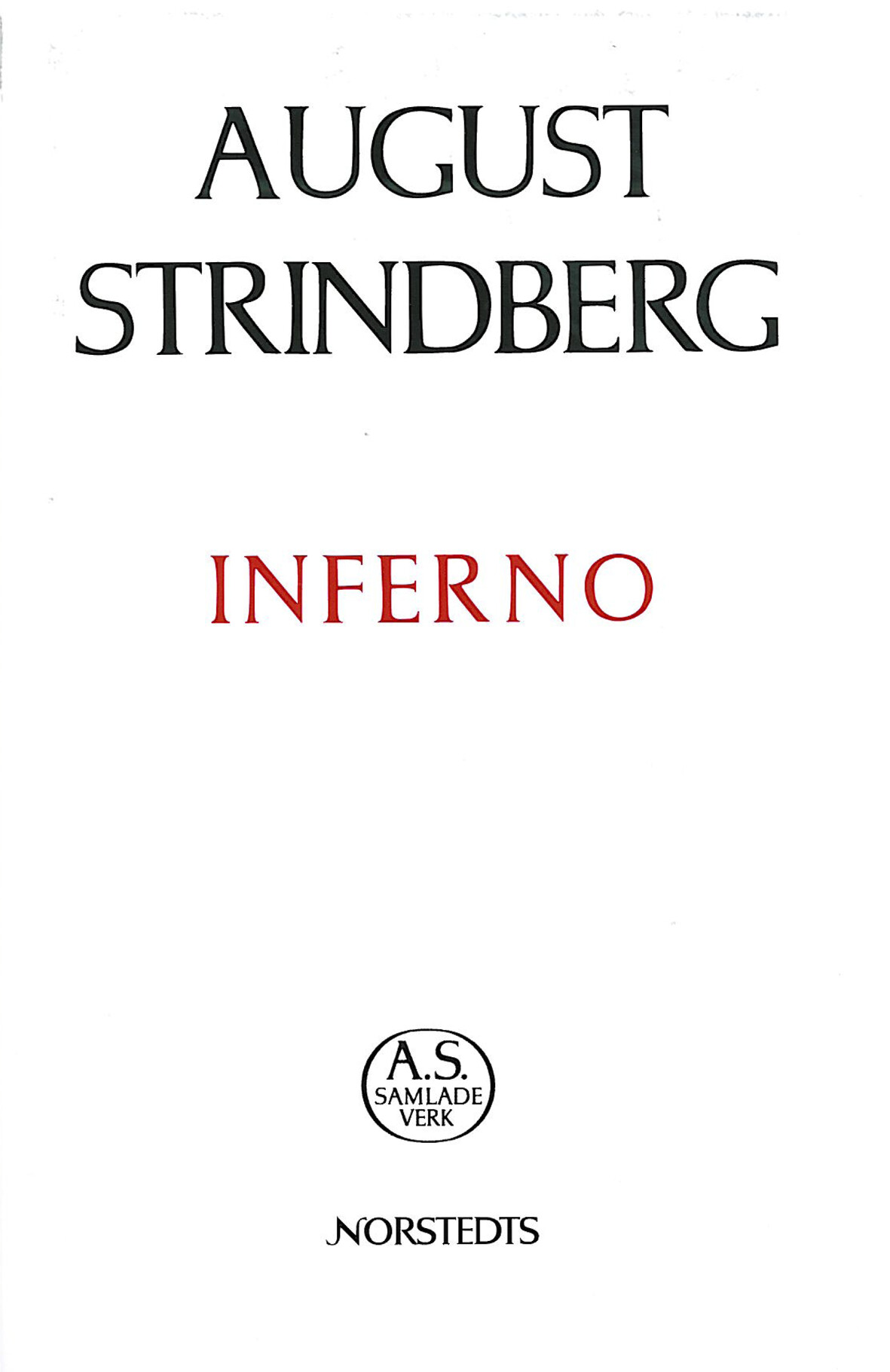 Inferno | August Strindberg | Inbunden